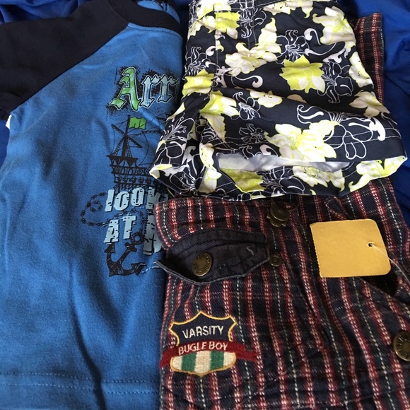 Wonderkids | Matching Sets | Bugle Boy Varsity Overalls Tshirt Swimwear ...